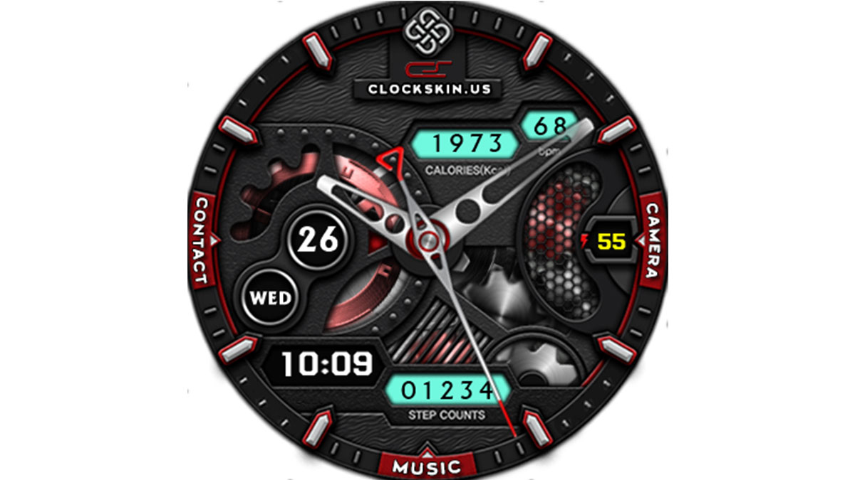 ROLLME S08 Faces For Full Android Smartwatches ClockSkin ROLLME S08 Faces For Full Android Smartwatches ClockSkin